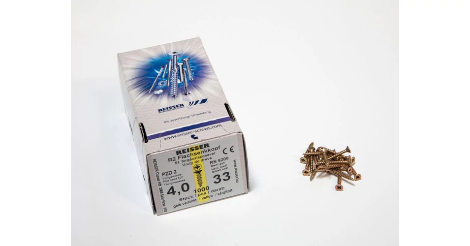 Forest Reisser csavar FACSAVAR REISSER 4x33mm ACÉL, SÁRGÍTOTT ...